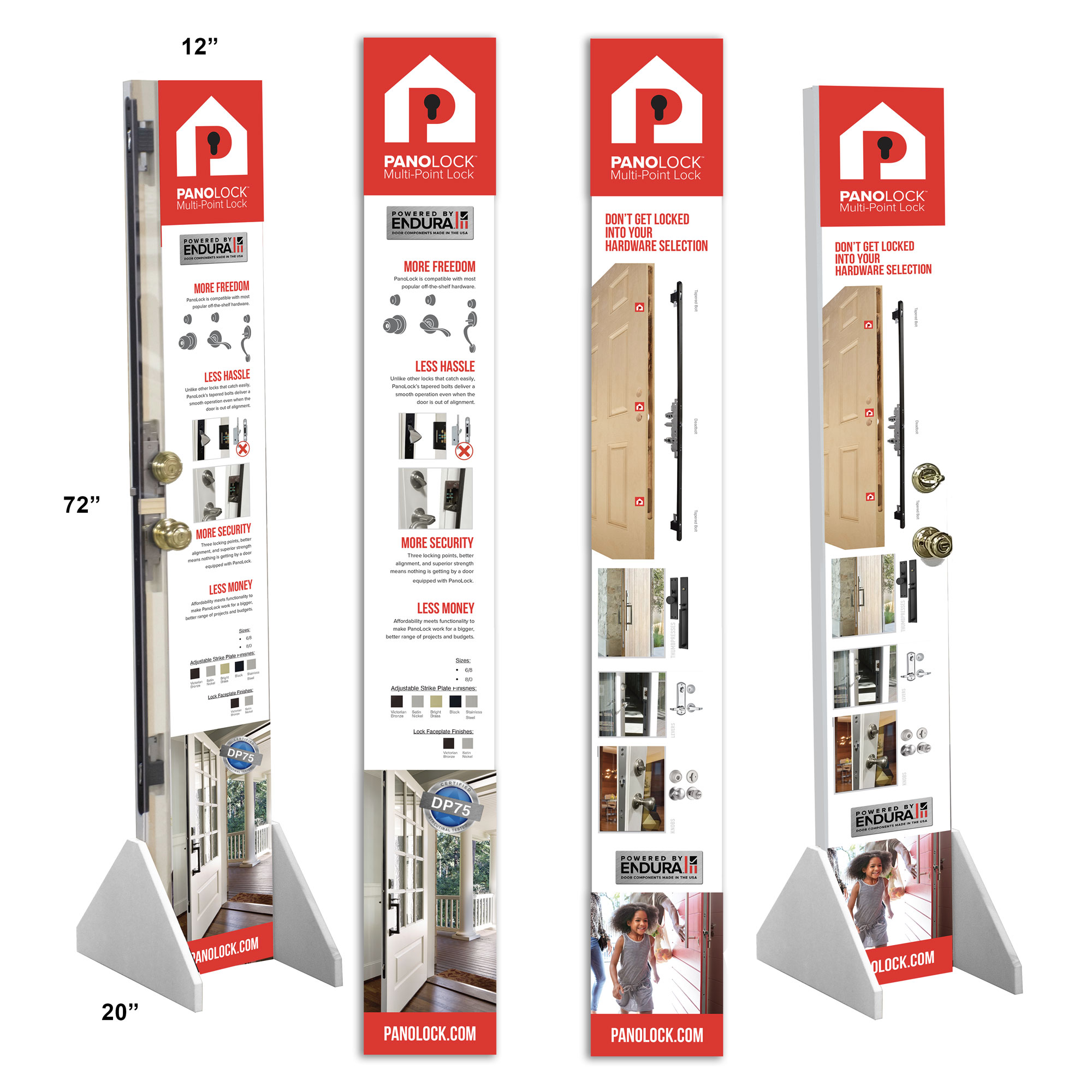 PanoLock Showroom Display – Endura Sample Store